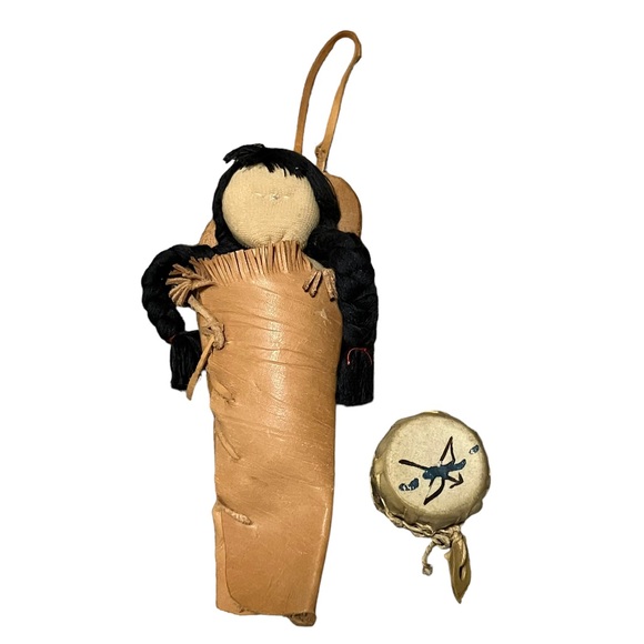 Vintage | Other | Vintage Native American Skookum Papoose Miniature ...